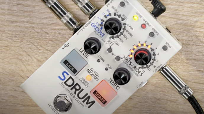 DIGITECH Shows Off Their SDRUM Drum Pedal - Gear Gods