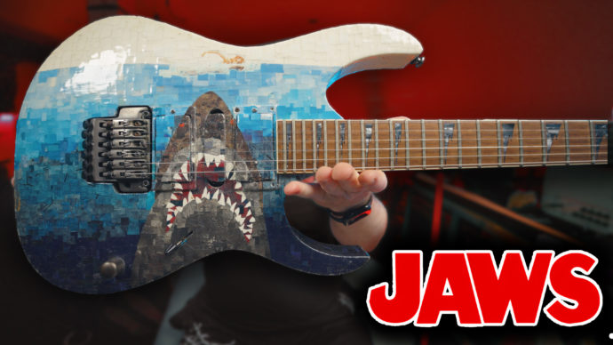 The WILD story of this JAWS-themed guitar - Gear Gods